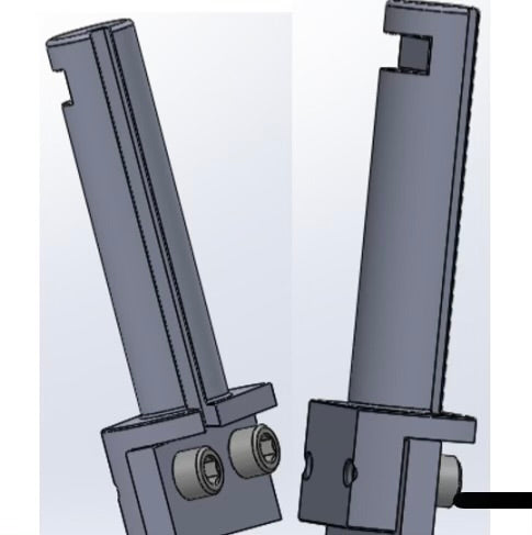 Rotex Upper Shear Blade holder with blade bolts – Batavia Machinery, Inc