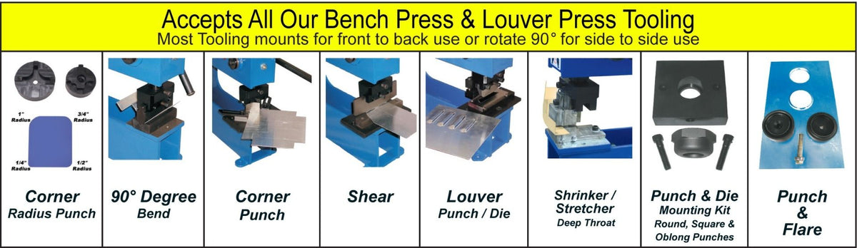 MITTLER BROS LOUVER PRESS KIT W/ INDIVIDUAL 3" PUNCH DIE – Batavia ...