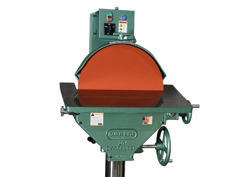Burr King M20, 20 inch Disc Grinder – Batavia Machinery, Inc