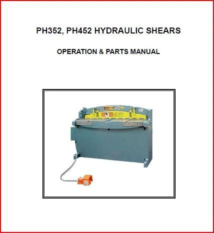 PEXTO PH352, PH452 HYDRAULIC SHEARS – Batavia Machinery, Inc